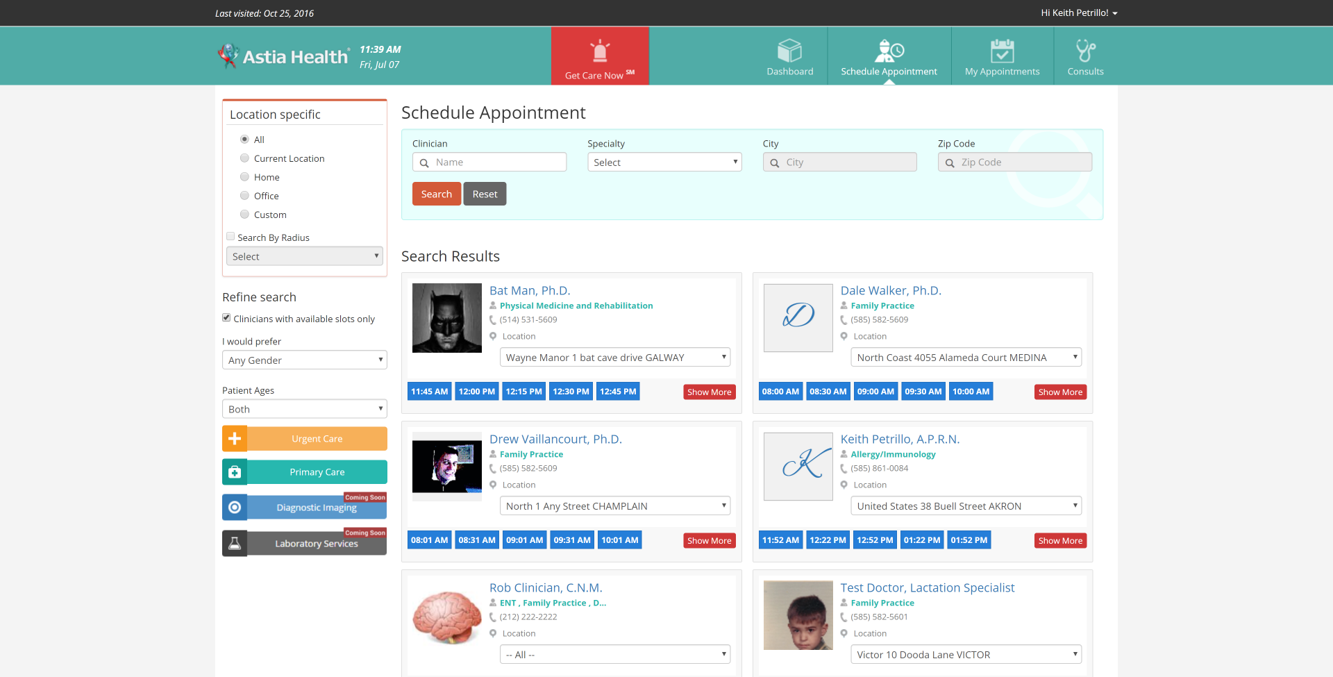 Working with Astia Health | The Areli Group | | Design, Development ...